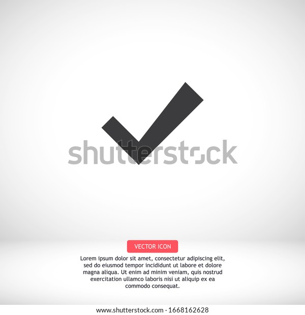 Vektor Stok Chec Outline Icon Isolated On Background (Tanpa Royalti ...