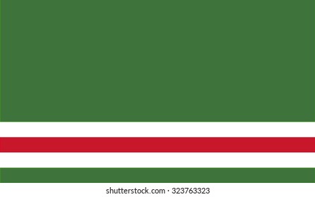 Chechen Republic Ichkeria Flag Stock Vector (Royalty Free) 323763323 ...