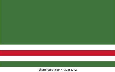 Chechen Republic Ichkeria Flag Stock Vector (Royalty Free) 432886792 ...