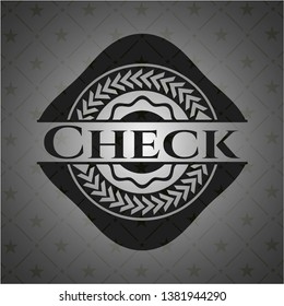 Check Black Badge Vector Illustration Detailed Stock Vector (Royalty ...