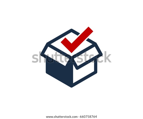Check Box Icon Logo Design Element Stock Vector (Royalty Free ...