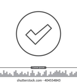 Check Box Line Icon Stock Vector (Royalty Free) 404554843 | Shutterstock