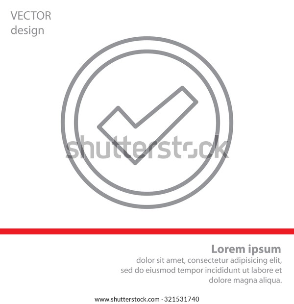 Check Box Line Icon Stock Vector (Royalty Free) 321531740 | Shutterstock