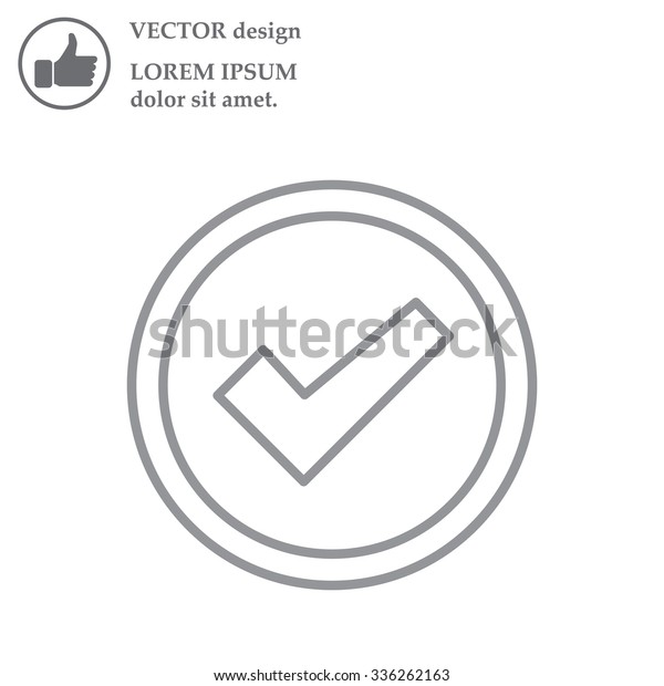 Check Box Line Icon Stock Vector (Royalty Free) 336262163 | Shutterstock