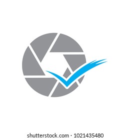 Check Camera Logo Icon Design Stock Vector (Royalty Free) 1021435480 ...