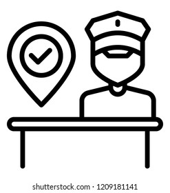 Check Desk Vector Icon Design Stock Vector (Royalty Free) 1209181141 ...
