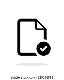 Tick File Folder Icon Stock Vector (Royalty Free) 1357001237