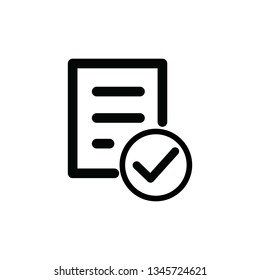 Check Form Icon Logo Stock Vector (Royalty Free) 1345724621 | Shutterstock