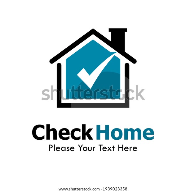 Check Home Logo Template Illustration Stock Vector (Royalty Free ...