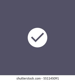 Vektor Stok Check Icon Done Sign (Tanpa Royalti) 551145091 | Shutterstock