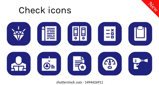 Check Icon Set 10 Filled Check Stock Vector (Royalty Free) 1494426911 ...