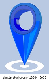 Check Icon Symbol Location Points Mark Stock Vector (Royalty Free ...