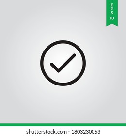 Check Service Icon Stock Vector (Royalty Free) 1014578974