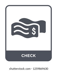 Check Icon Vector On White Background Stock Vector (Royalty Free ...