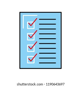Check List Approved Document Business: vector de stock (libre de ...
