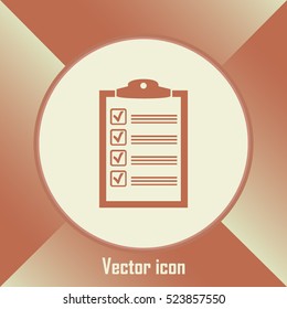 Check List Icon Stock Vector (Royalty Free) 523857550 | Shutterstock