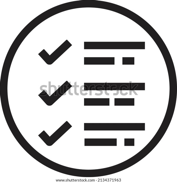 Check List Icon Information Vector Stock Vector (Royalty Free ...