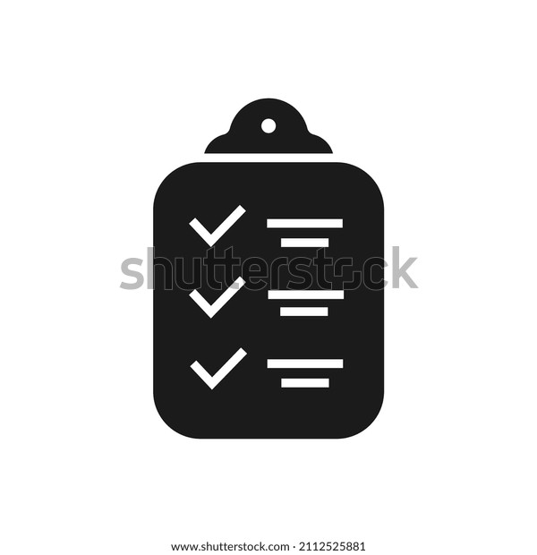 Check List Icons Symbol Vector Elements Stock Vector (Royalty Free ...