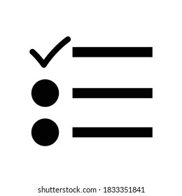 Check List Iconmenudata Vector Illustration Stock Vector (Royalty Free ...
