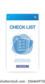 Check List Infographic Stock Vector (Royalty Free) 1064649758 ...