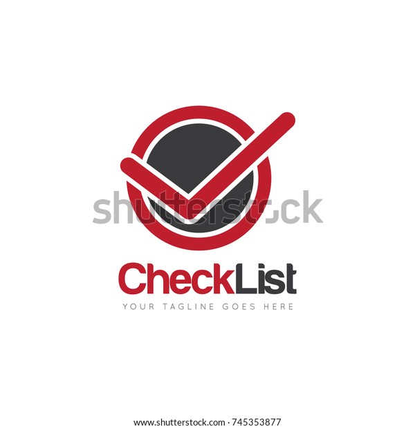 Check List Logo Design Template 스톡 벡터(로열티 프리) 745353877 | Shutterstock
