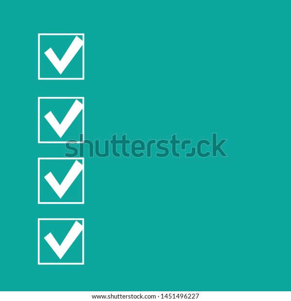 Check List Marker Check List Symbol: стоковая векторная графика (без ...