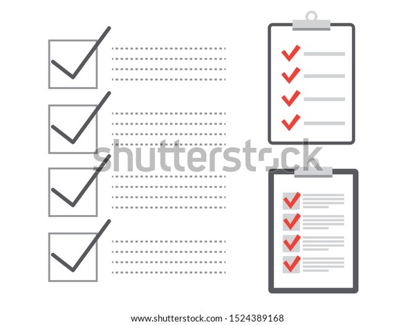 Check List Marker Check List Symbol: เวกเตอร์สต็อก (ปลอดค่าลิขสิทธิ์ ...