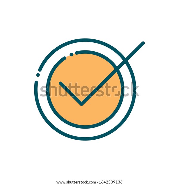 Check List Ok Button Social Media 库存矢量图（免版税）1642509136 | Shutterstock