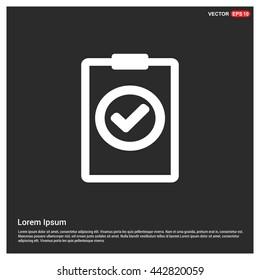 Check List Ok Icon: เวกเตอร์สต็อก (ปลอดค่าลิขสิทธิ์) 442820059 ...