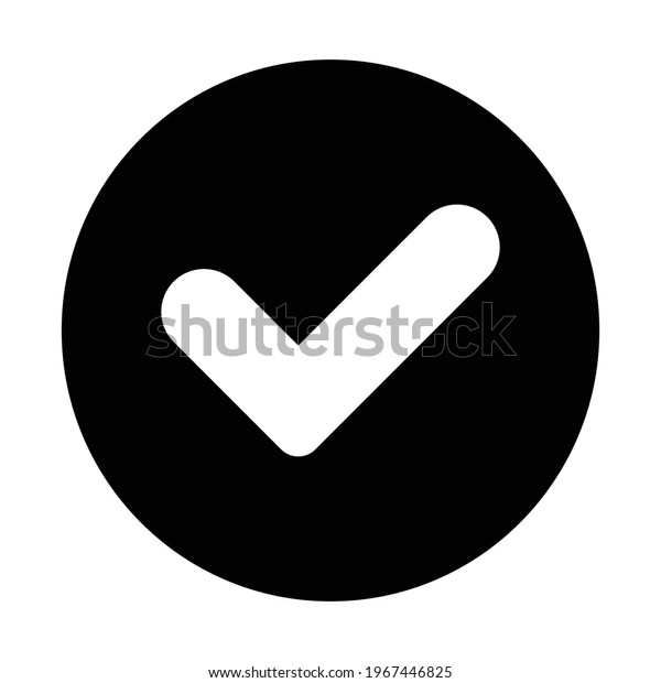 Check List Sign Icon Vector Stock Vector (Royalty Free) 1967446825 ...