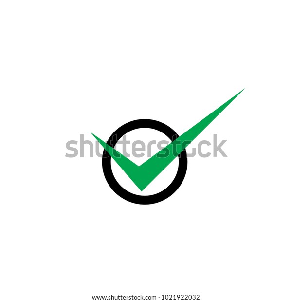 Check List Symbol On Circle Stock Vector (Royalty Free) 1021922032 ...