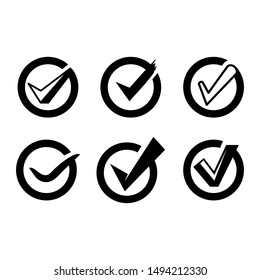 Check List Tick Symbols Set 스톡 벡터(로열티 프리) 1494212330 | Shutterstock