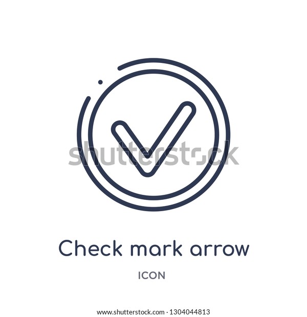 Check Mark Arrow Icon User Interface: เวกเตอร์สต็อก (ปลอดค่าลิขสิทธิ์ ...
