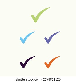 Check Mark Box Sign Checkbox Icon Stock Vector (Royalty Free ...