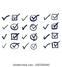 Check Mark Boxes Stock Illustration Stock Vector (Royalty Free ...