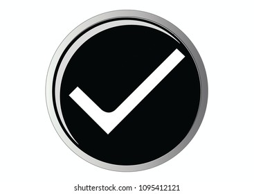 Check Mark Color Icon Stock Vector (Royalty Free) 1095412121 | Shutterstock