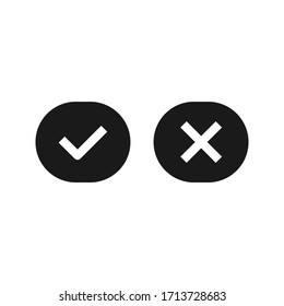 Check Mark Icon Checked Yes No Stock Vector (Royalty Free) 1713877612 ...