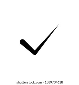 Check Mark Icon Check Icon Sent Stock Vector (Royalty Free) 1589734618 ...