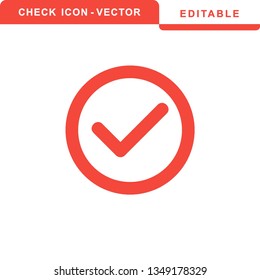 Check Mark Icon Symbols Vector Vector 스톡 벡터(로열티 프리) 1349178329 ...