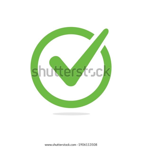 Markierungssymbole auf Vektorgrafik überprüfen. Symbol für: Stock ...