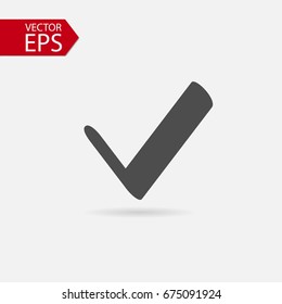 Check Mark Icon Tick Symbol Yes Stock Vector (Royalty Free) 675091924 ...