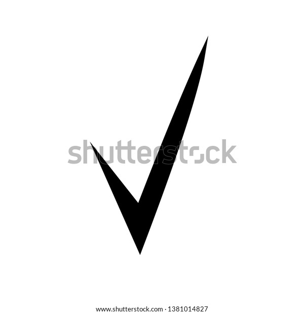Check Mark Image Logo Icon Stock Vector (Royalty Free) 1381014827 ...