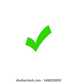 Vektor Stok Check Mark Isolated Icon Checklist Button (Tanpa Royalti ...