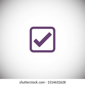 Check Square Icon Check Square Symbol Stock Vector (Royalty Free ...
