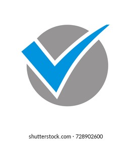 Check Mark Logo Design Template Vector Stock Vector (Royalty Free ...