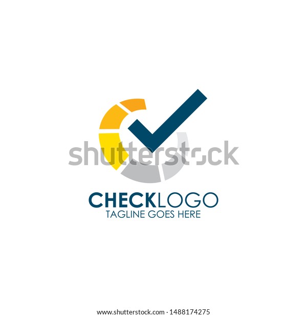 Check Mark Logo Icon Design Vector Stock Vector (Royalty Free ...