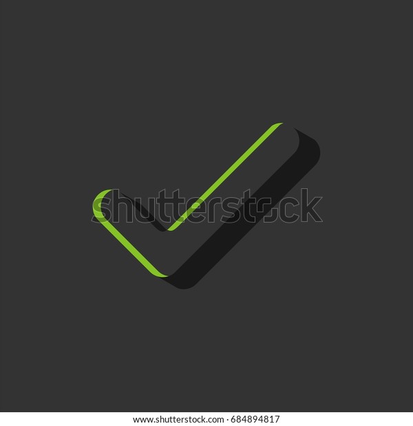 Check Mark Logo Template Illustration Design Stock Vector (Royalty Free ...