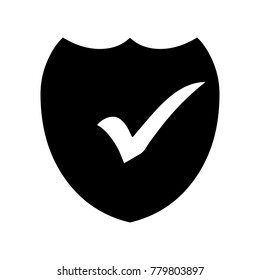 Check Mark Shied Icon Stock Vector (Royalty Free) 779803897 | Shutterstock
