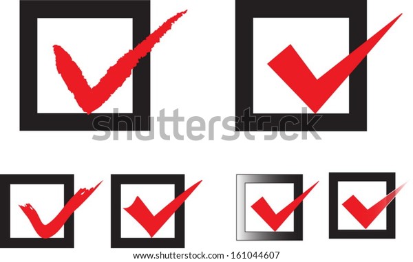 Check Mark Sign Eps 10 Vector Stock Vector (Royalty Free) 161044607 ...