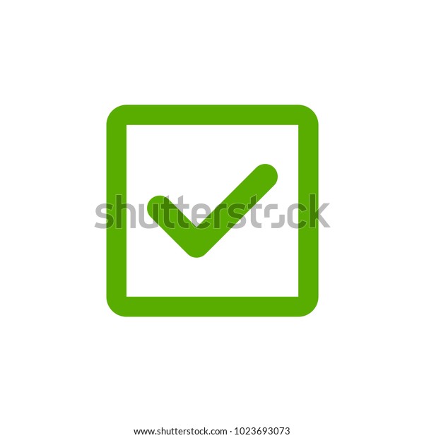 Check Mark Sign Tick Icon Sock Stock Vector (Royalty Free) 1023693073 ...